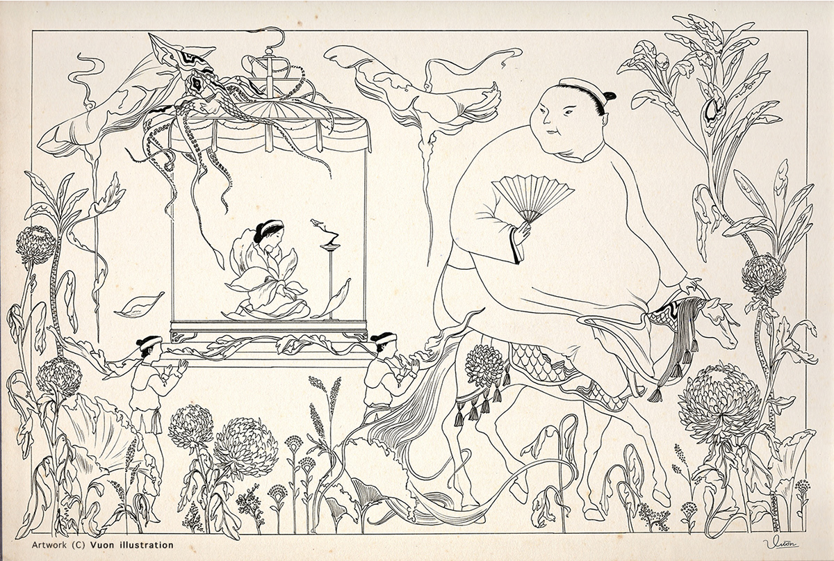 Vuon Illustration - The tale of Kieu