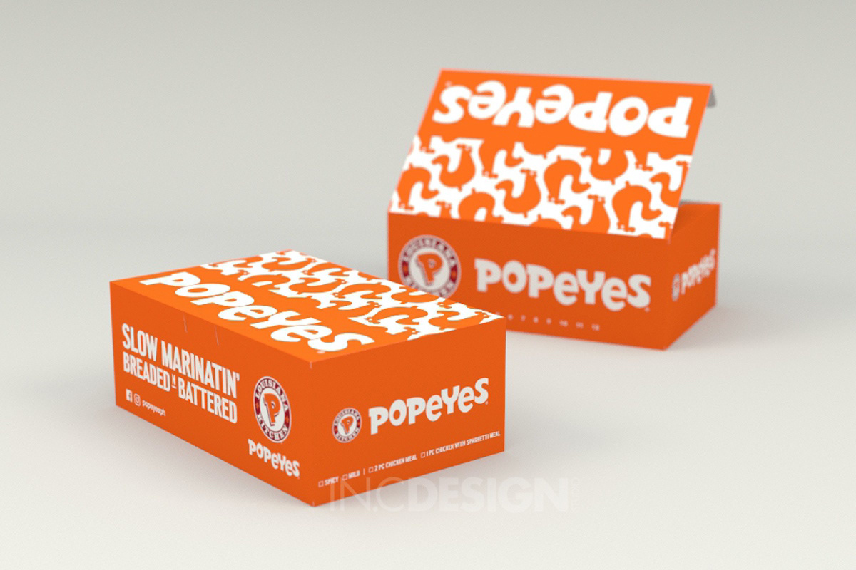 IN.C DESIGN STUDIO - Popeyes PH Packaging Design