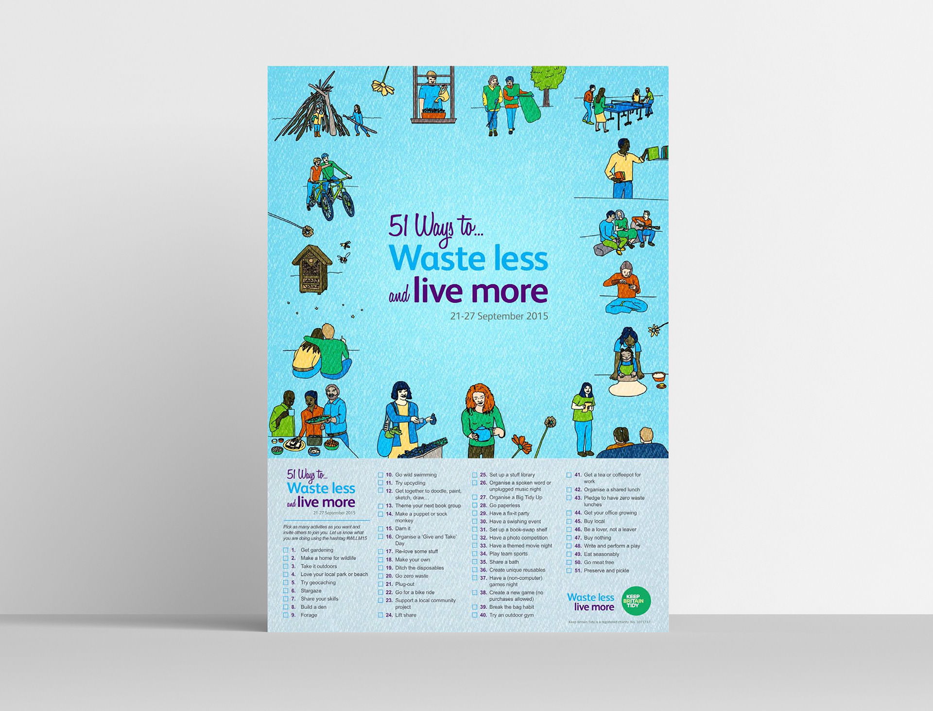 Liberation Works - Waste less live more resources - Keep Britain Tidy