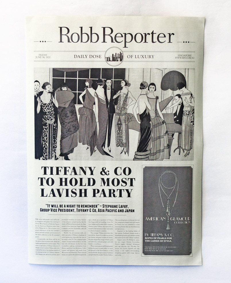 UNIT ONE STUDIO - Tiffany & Co. 1920 Newspaper