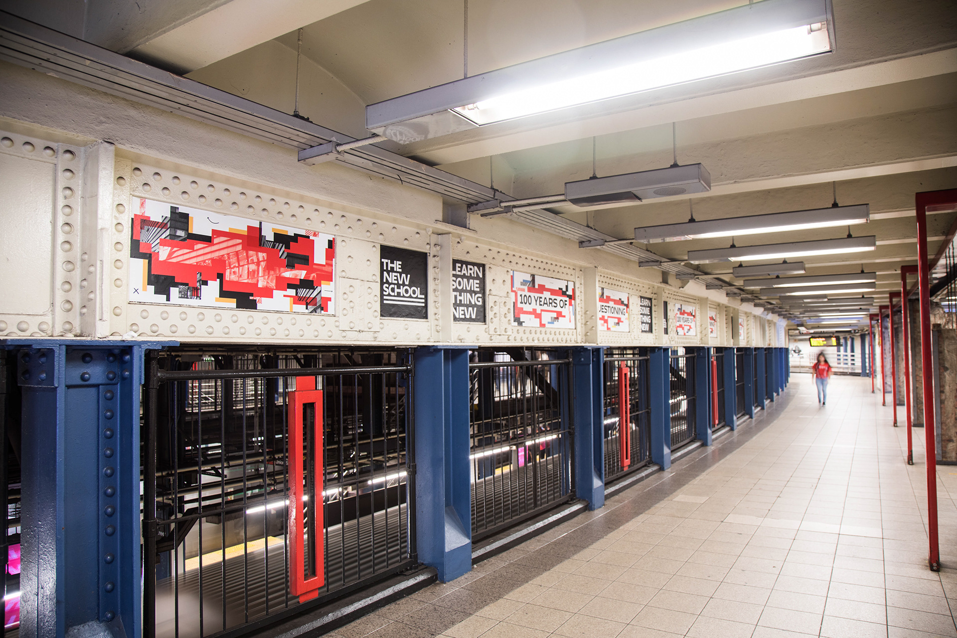 Rebecca Sherman - The New School: Union Square Subway Takeover